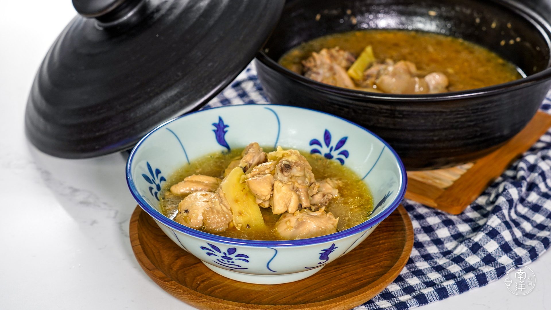 黄酒鸡煲 Drunken Ginger Chicken Pot - Nanyang Kitchen 南洋小厨