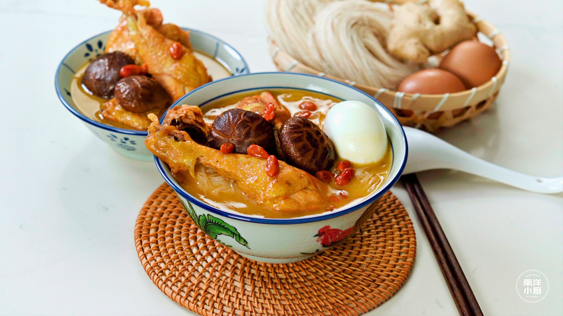 红酒鸡面线 Foochow Red Wine Chicken Mee Sua - Nanyang Kitchen 南洋小厨